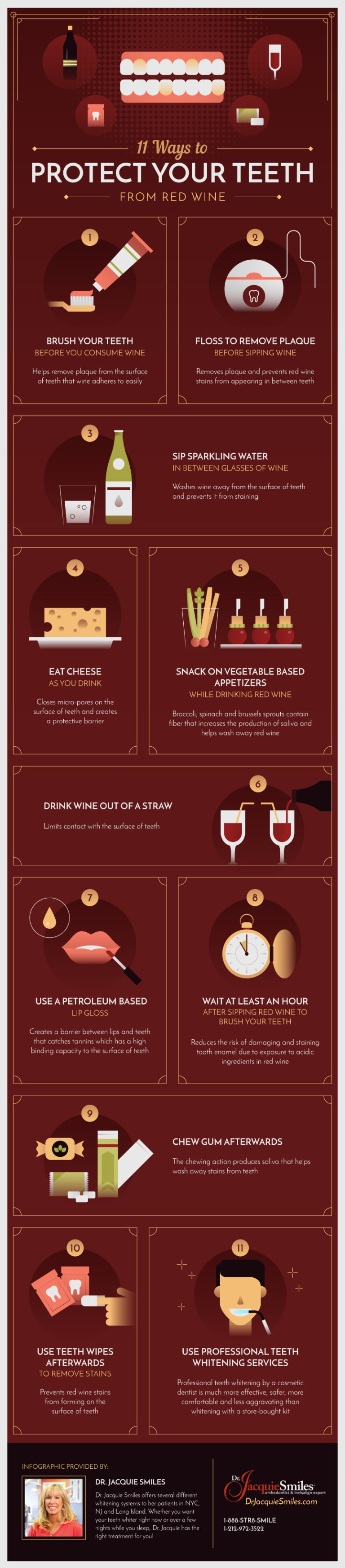 11 Ways to Protect Teeth from Red Wine Stains [Infographic]Dr. Jacquie