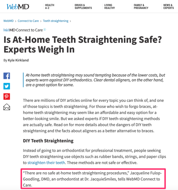 Dr. Jacqueline Fulop-Goodling featured in WebMDDr. Jacquie